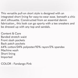 Boston Proper | Shorts | Boston Proper Denim Pull On Skort | Poshmark